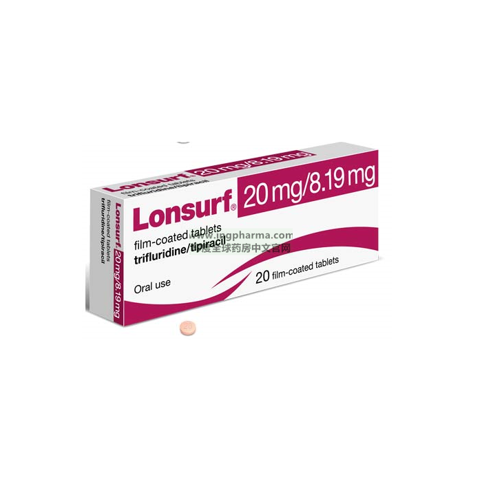 【曲氟尿苷替匹嘧啶片,trifluridine+tipiracil,TAS-102,FTD/TPI,Lonsurf港版】说明书_代购价格_印度 ...