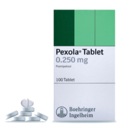【普拉克素,森福罗,Pramipexole,Pexola(土耳其原研版）】说明书_代购价格_印度直邮-印度全球药房