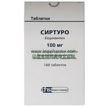 【贝达喹啉,Bedaquiline,Sirturo（俄罗斯版）】说明书_代购价格_印度直邮-印度全球药房