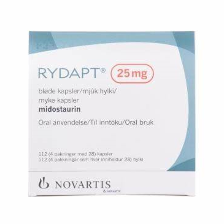 【米哚妥林,Midostaurin,RYDAPT（土耳其版）】说明书_代购价格_印度直邮-印度全球药房